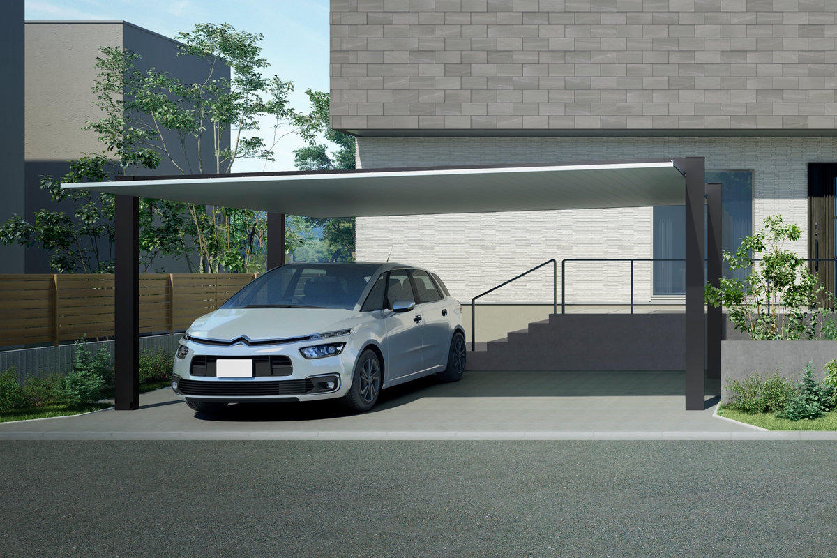リクシル カーポートSC1500 2台用 耐積雪・耐風圧タイプ | エクステリア.comプラス - カーポート/フェンス/物置などの外構工事 ...